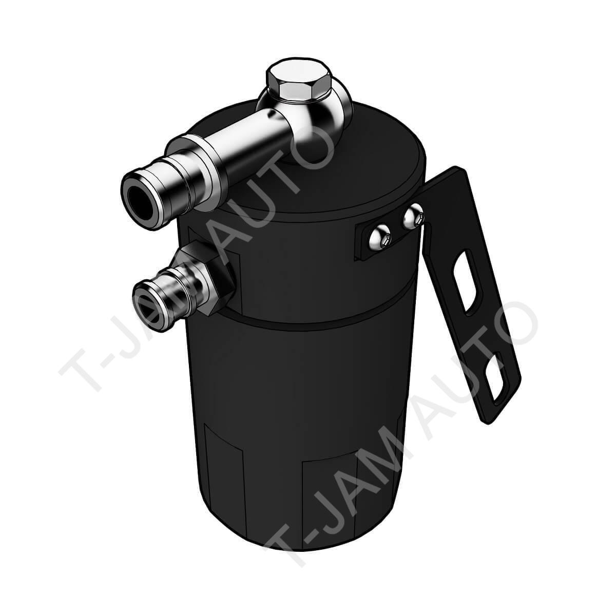 SAAS Oil Catch Can Black Baffled Tank LS1 Gen3 Eng VT VX VU VY VZ 500ml ...